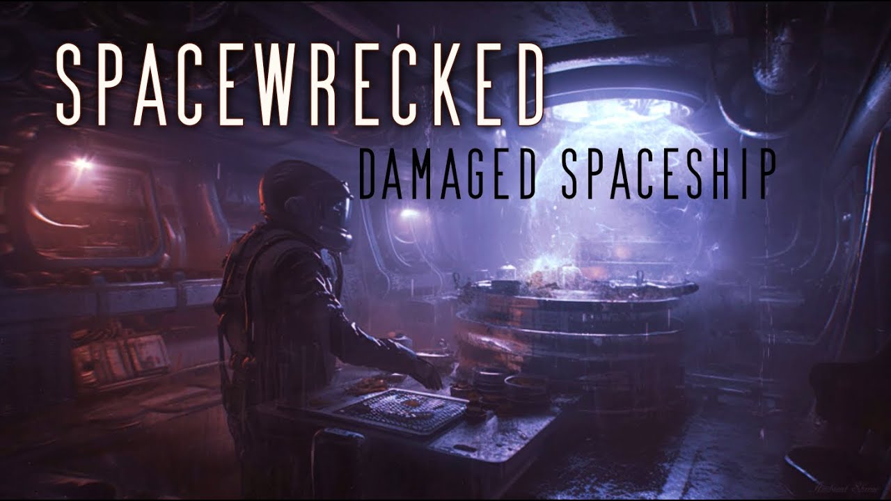 🚀SPACEWRECKED. Lost In Space On Alien Planet. Dark Damaged Spaceship ...