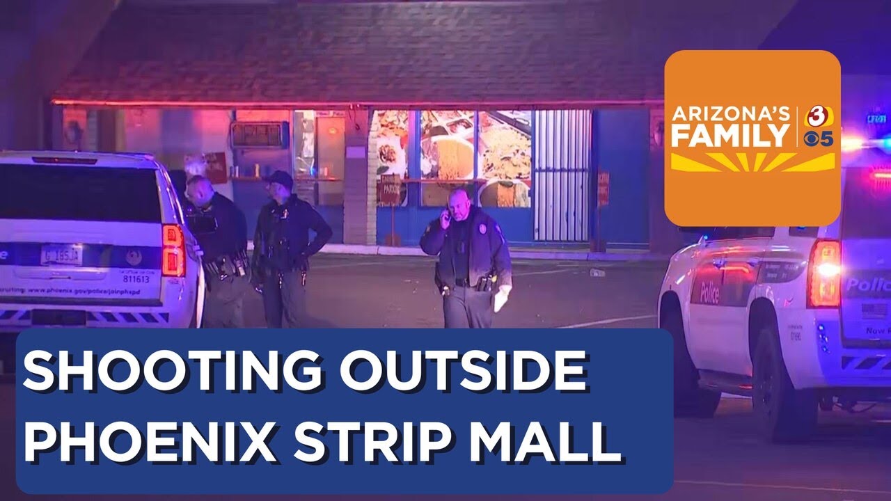 Several people shot outside Phoenix strip mall - YouTube