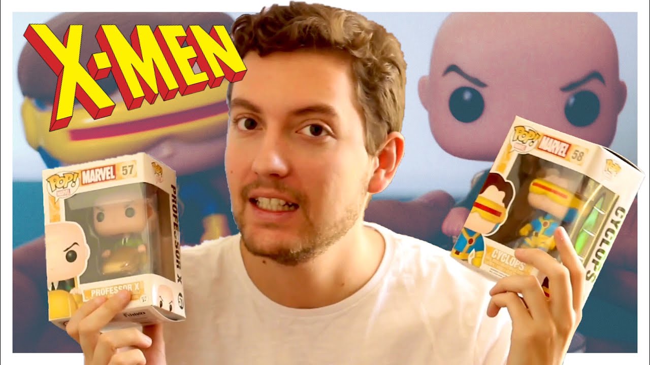 Unboxing Funko Pops Marvel X-Men - Charles Xavier (Professor X) e ...