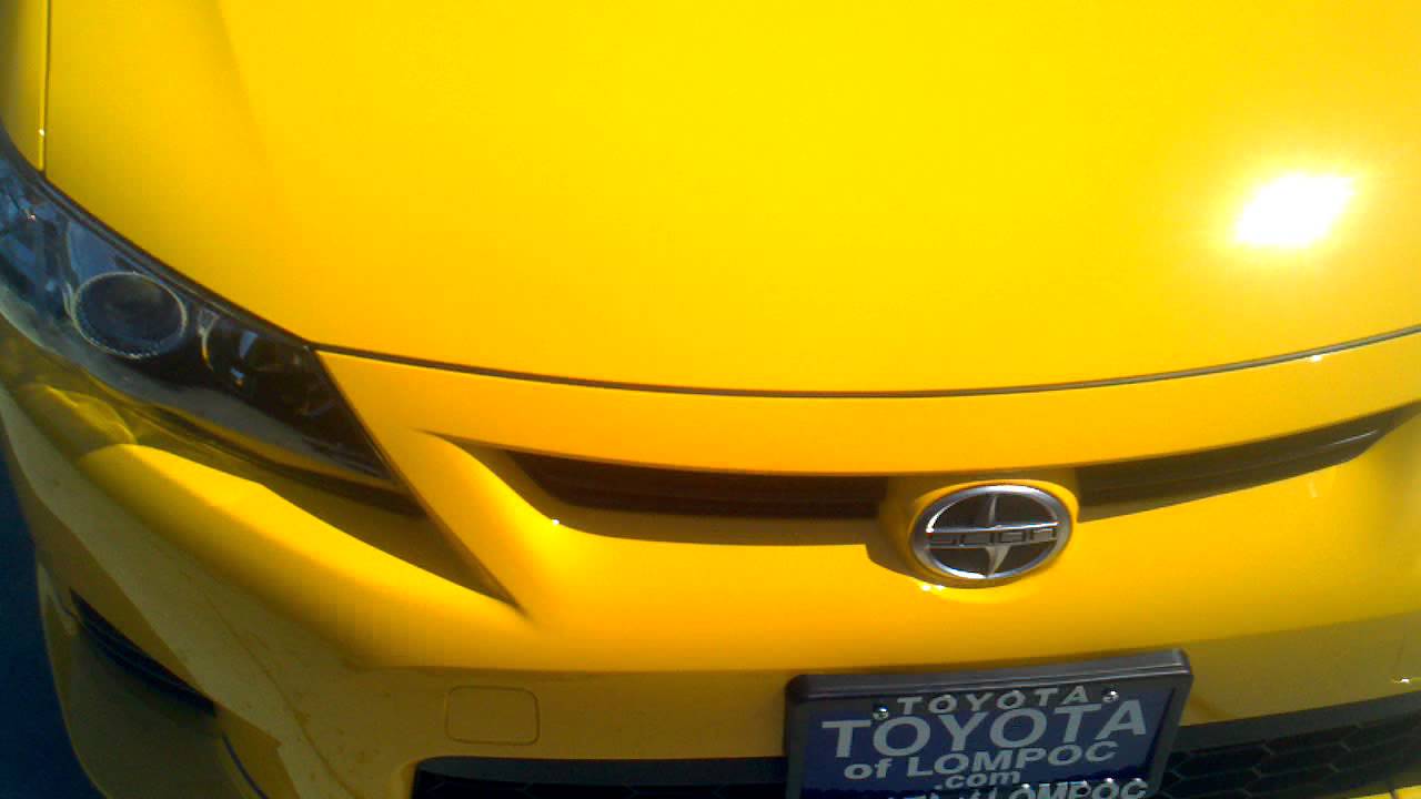 yellow scion tc - YouTube