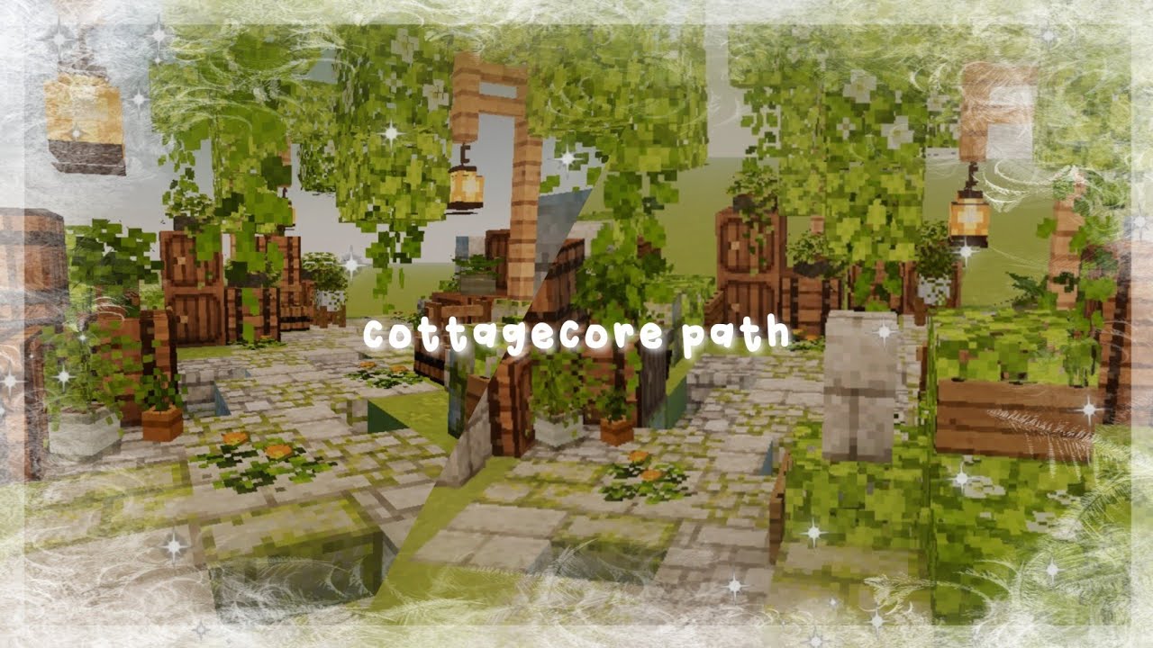 cottagecore path tutorial ☘️🍃 ‧⊹ ₊⸝ - YouTube
