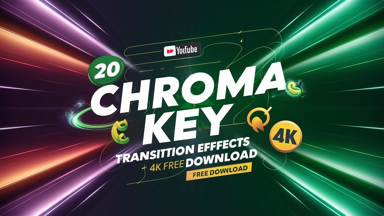 20 Chroma Key Transition Effects Animation | Seamless Video Transitions ...
