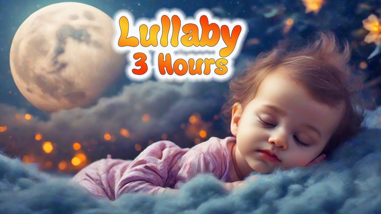 LULLABY Music For Babies 3 HOUR 🎵 Baby Sleep Music 🎵 Lullaby For Babies ...