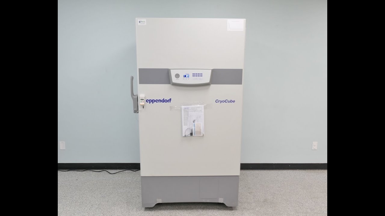 Eppendorf Ultra Low Freezer Cryocube ID 19616 - YouTube