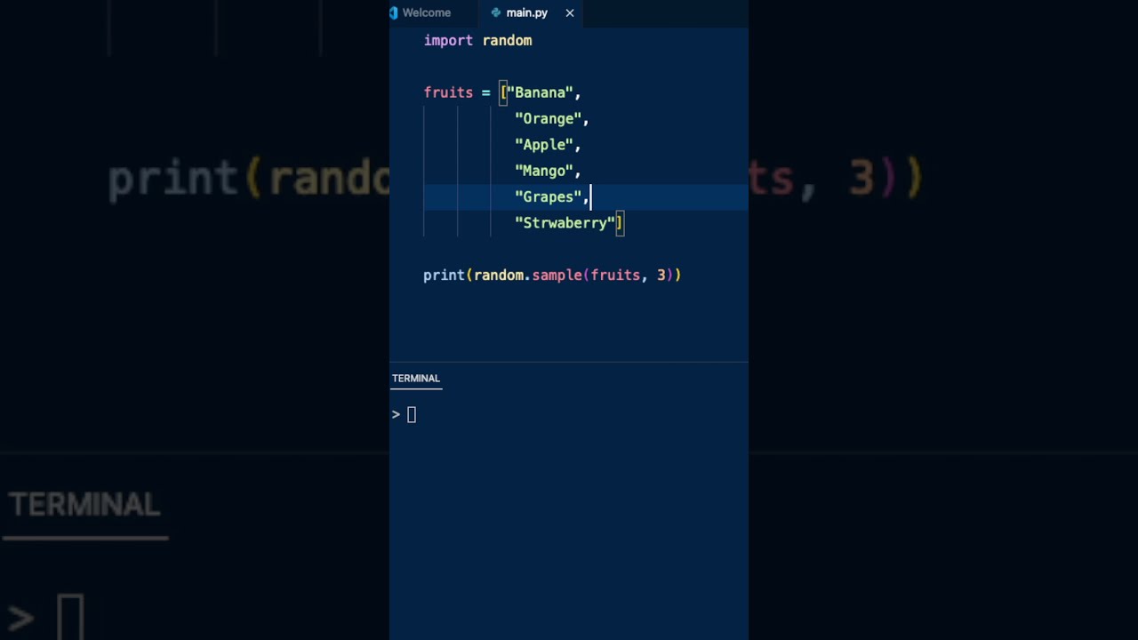 Randomly Select Sample Data Set From A List In python Randomly Select Sample Data Set From A List In python