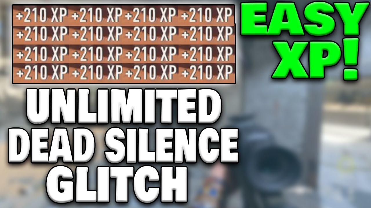 NEW EASY XP METHOD USING UNLIMITED DEAD SILENCE & UNLIMITED BATTLE RAGE ...
