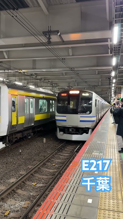 E217。千葉。2025年2月21日 #総武線 #jr総武線 #e217系 - YouTube