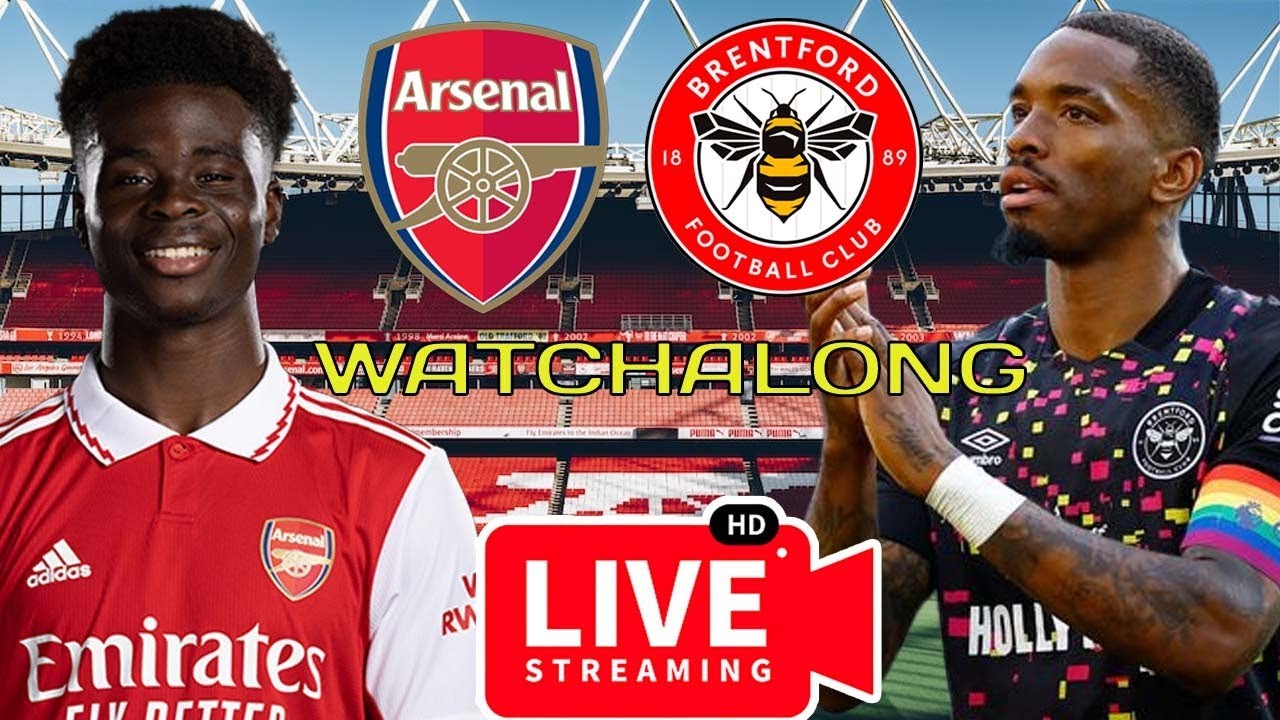 Arsenal 1-1 Brentford Live Watch along (DGTV) @deludedgooner - YouTube