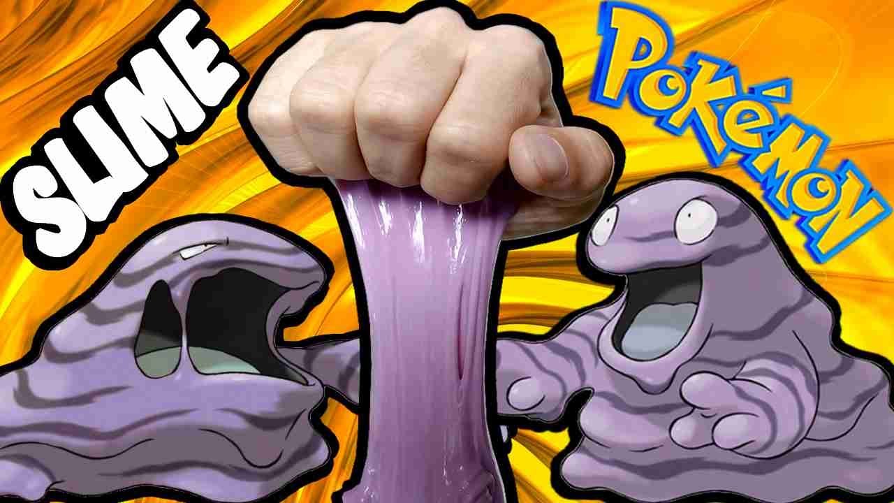 COMO FAZER SLIME POKEMON GO GRIMER MUK - YouTube