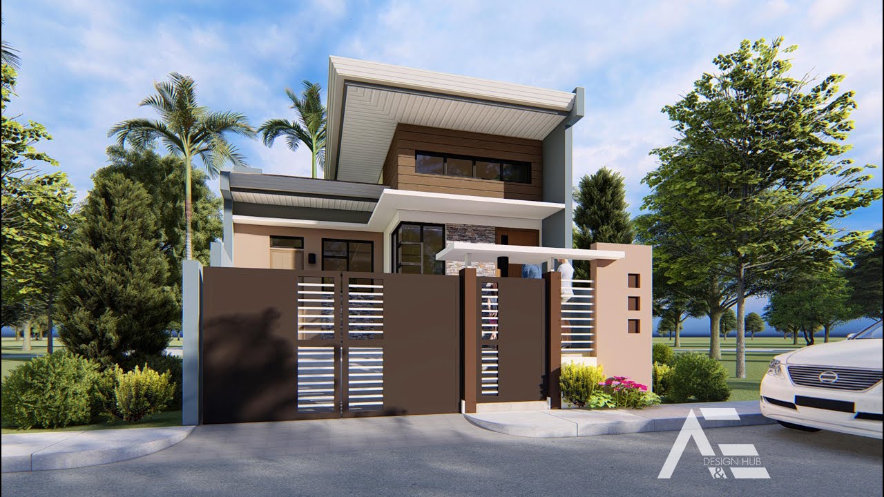 (88 SQM) 2 Bedroom House Design - YouTube