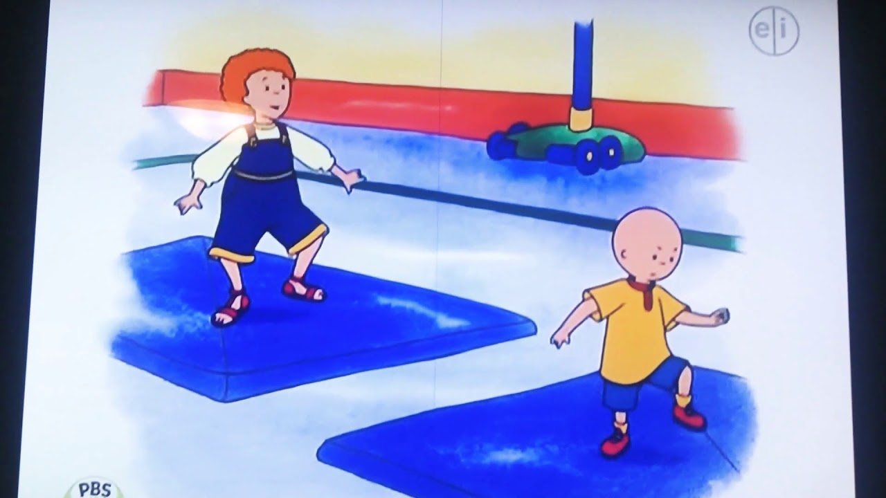 Caillou is trying to dance - YouTube