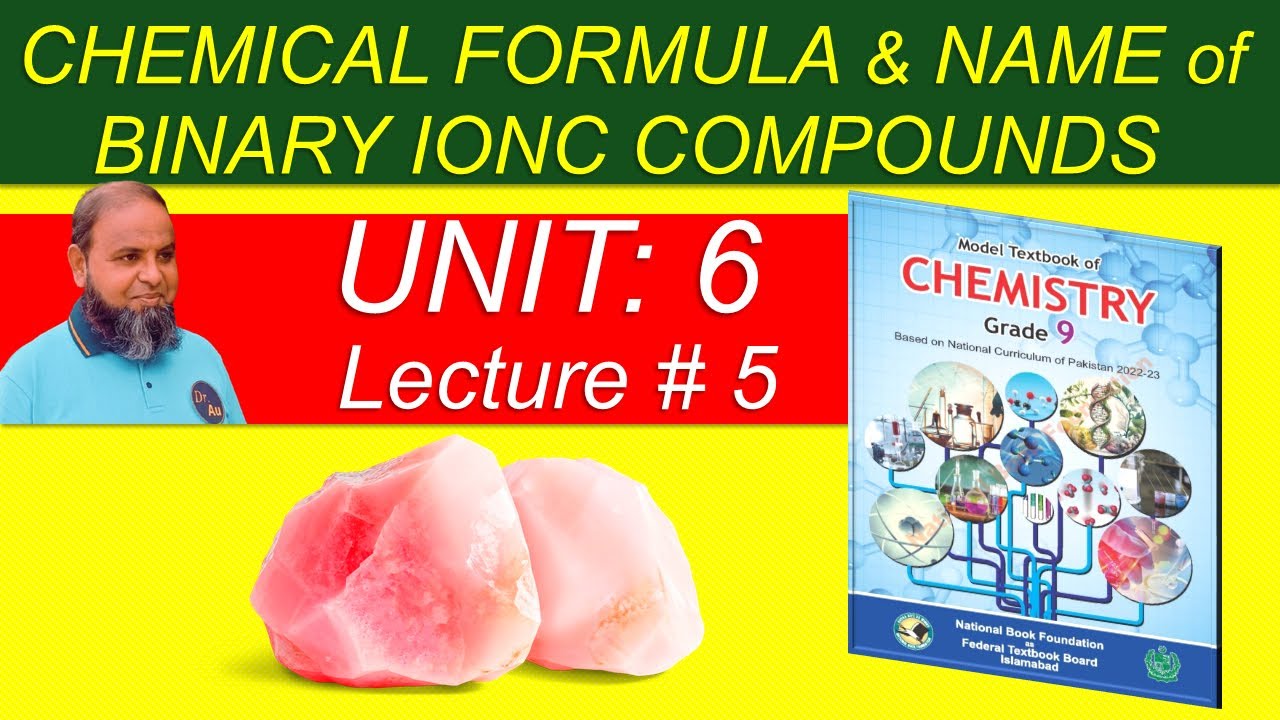 Chemical formula and name of binary ionic compounds, Stoichiometry ...