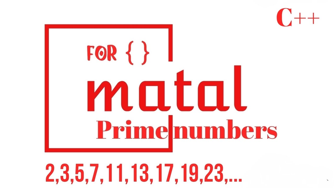 C++ / prime numbers الأعداد الأولية / Arabic - YouTube
