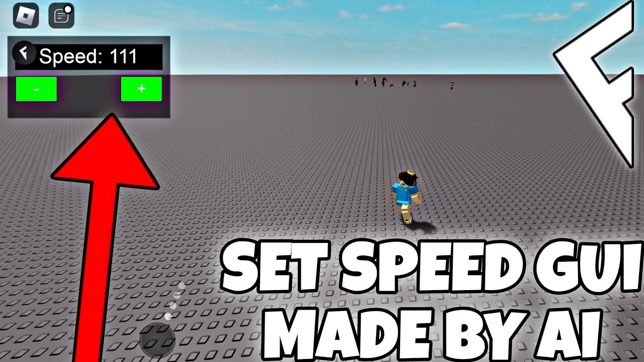 SET SPEED GUI SCRIPT MADE BY AI | ARCEUS X • DELTA • FLUXUS • HYDROGEN ...