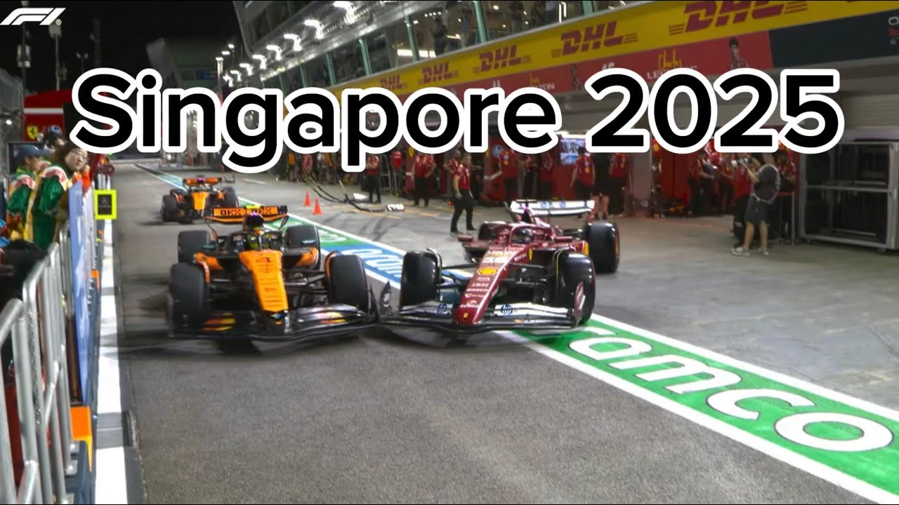 F1 2025 Singapore GP All Spins & Crashes - YouTube