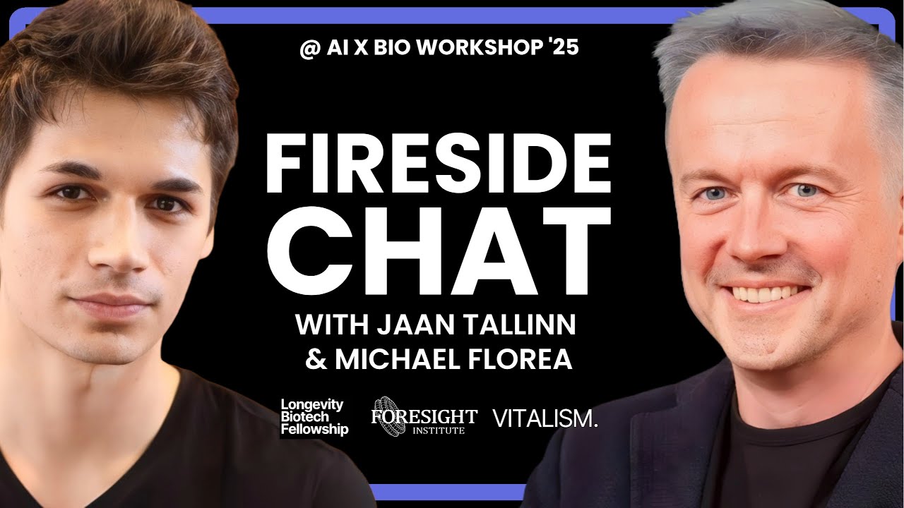 Fireside Chat with Jaan Tallinn & Michael Florea @ AI X Bio Workshop ...