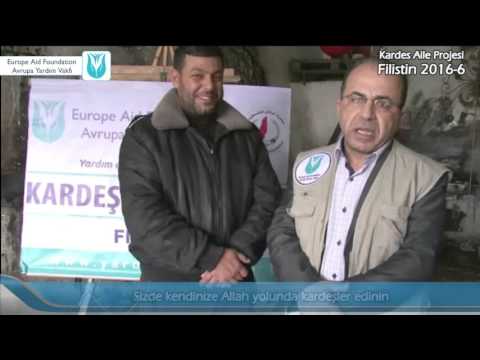 Kardeş Aile Projesi ​Filistin 2016-6  Avrupa Yardım Vakfı