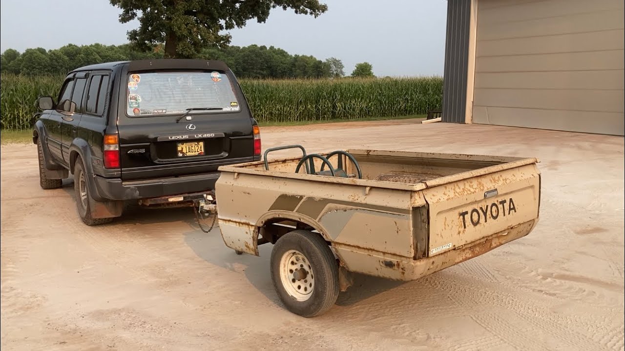 Toyota Pickup 4x4 bed restoration RN38 part 1 - YouTube