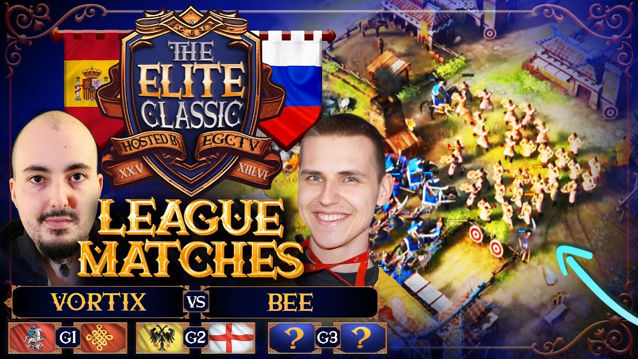 The Elite Classic: VortiX vs 3D!Bee, Round Robin Bo3 | Age Of Empires 4 ...