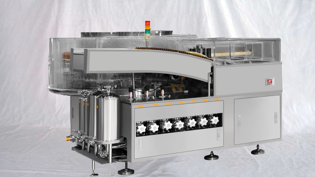 ultrasonic vials cleaning equipment automatic bottles washing machinery ...