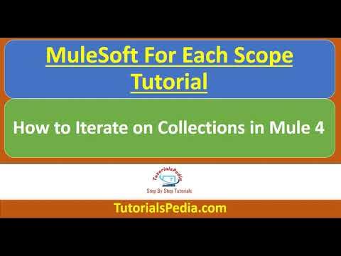MuleSoft For Each Scope Tutorial | Iterate Collections in Mule | Looping in Mule 4 | Mule 4 ...
