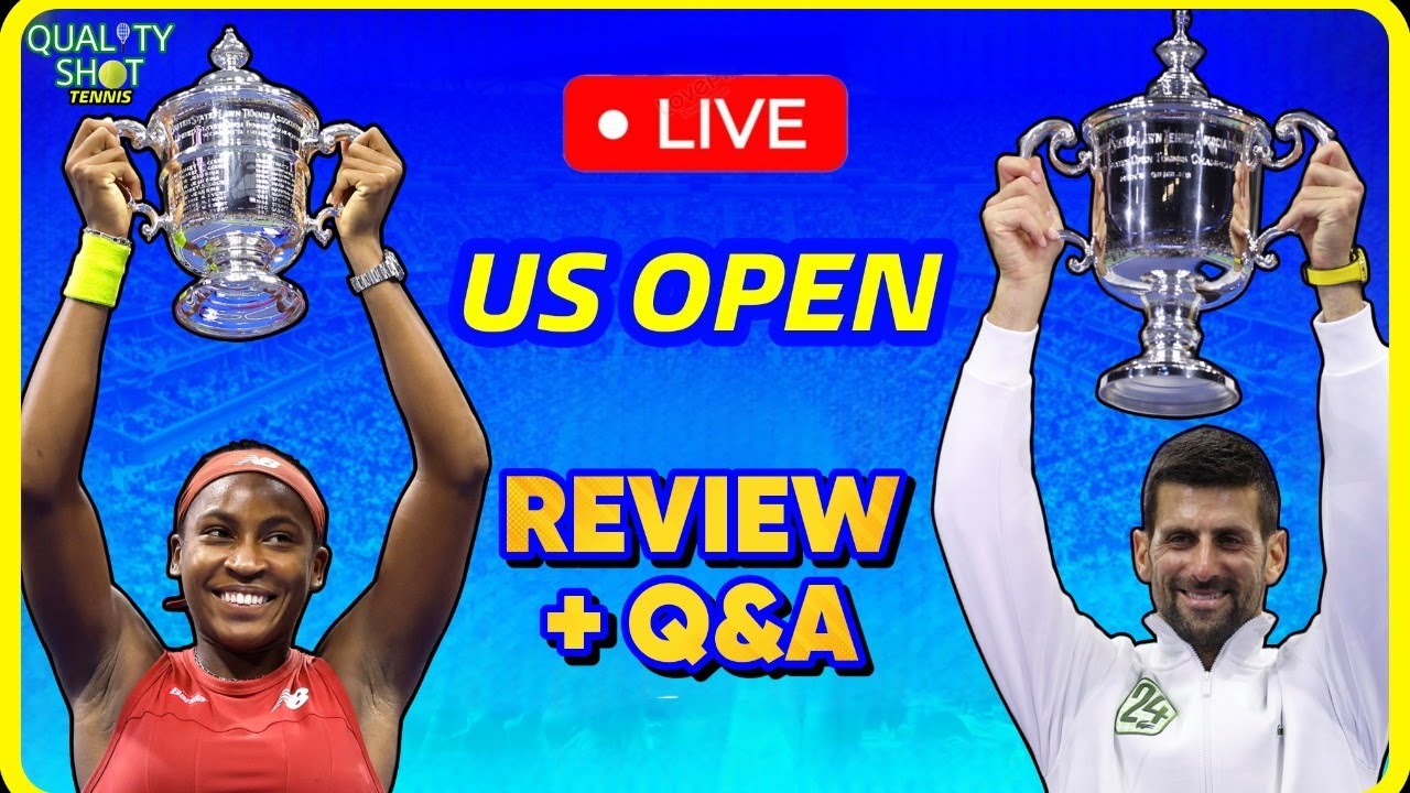 🎾US Open 2023 Review + LIVE Q&A | Djokovic and Gauff win in Flushing ...