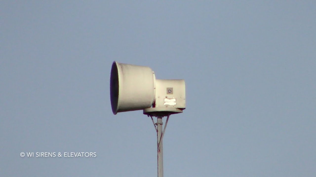 ACA P-15 Siren Test, Kenosha, WI (Attack) - 12/21/19 - YouTube