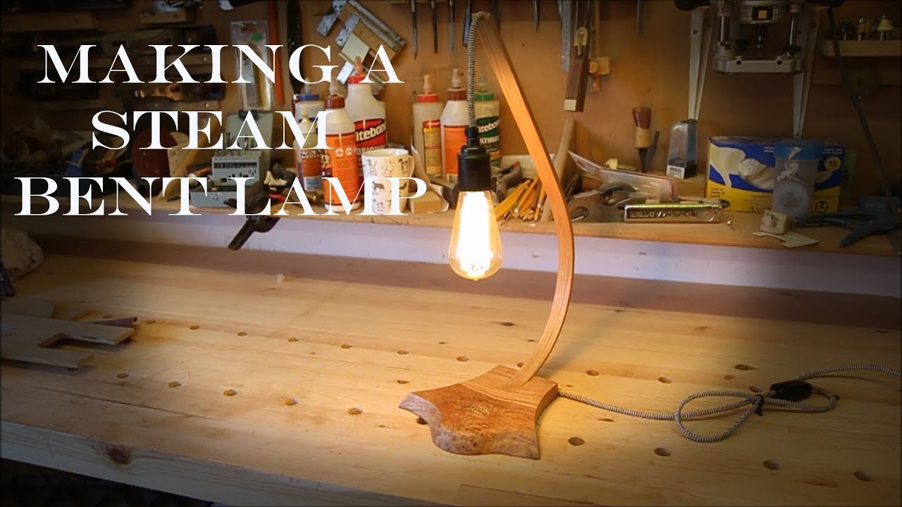 Making a Steam bent Lamp - YouTube