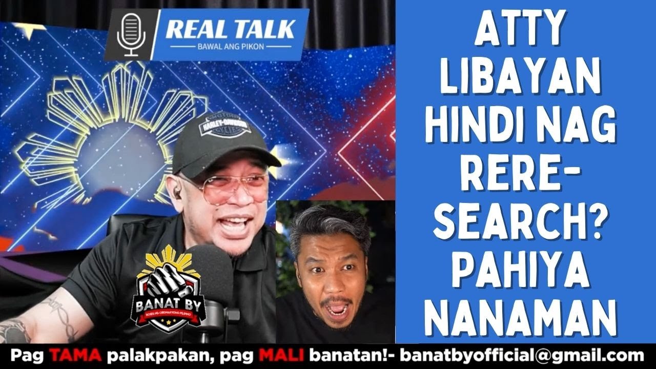 Atty Libayan hindi nag reresearch?Pahiya nanaman - YouTube