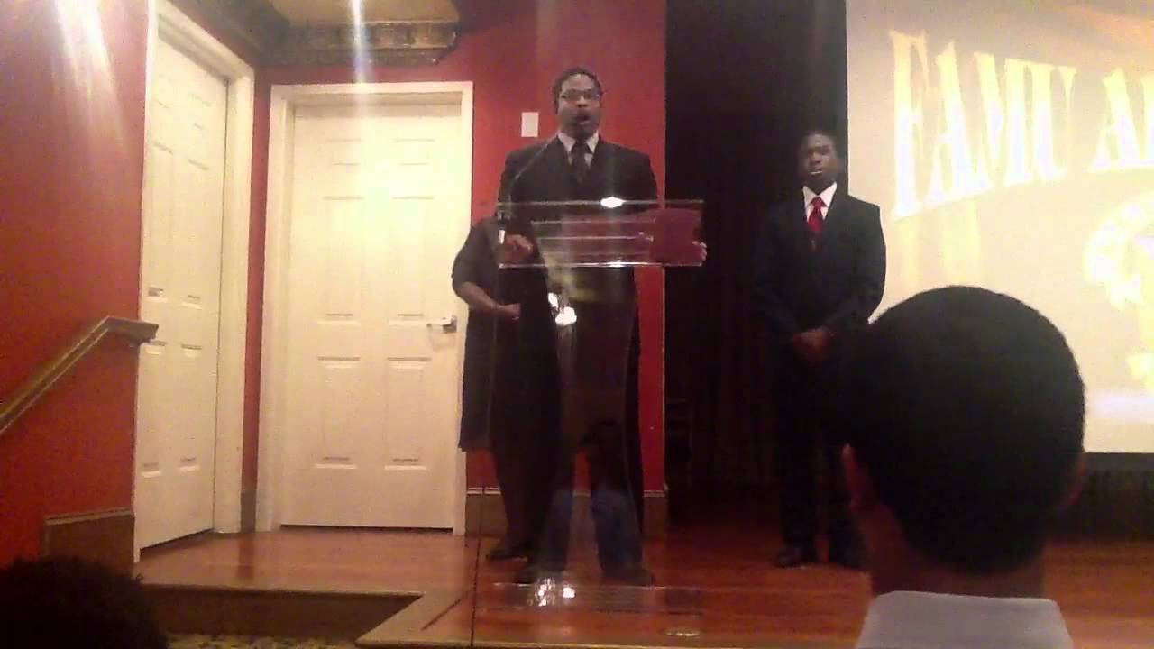 Benjamin Sings FAMU Alma Mater - YouTube