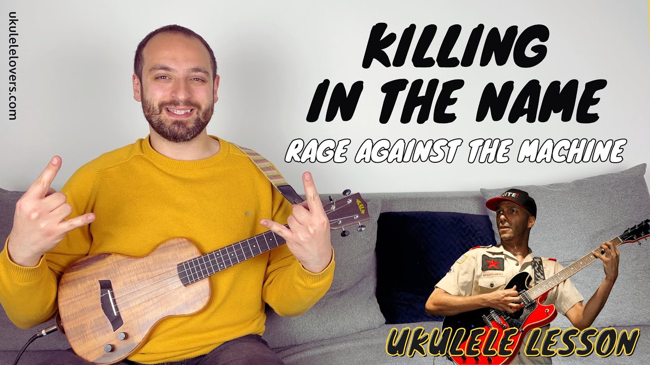 Killing In The Name riff ukulele tutorial - Rock Riff on the ukulele ...