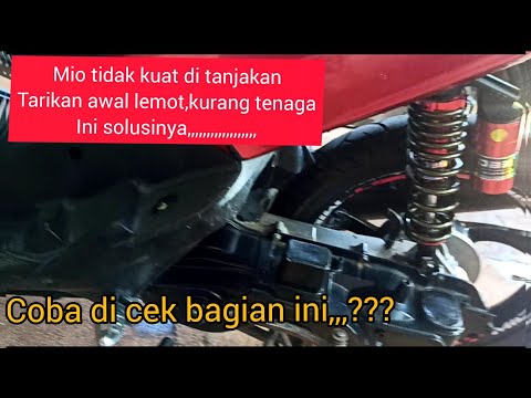 Mio kurang tenaga di tanjakan,ini solusinya