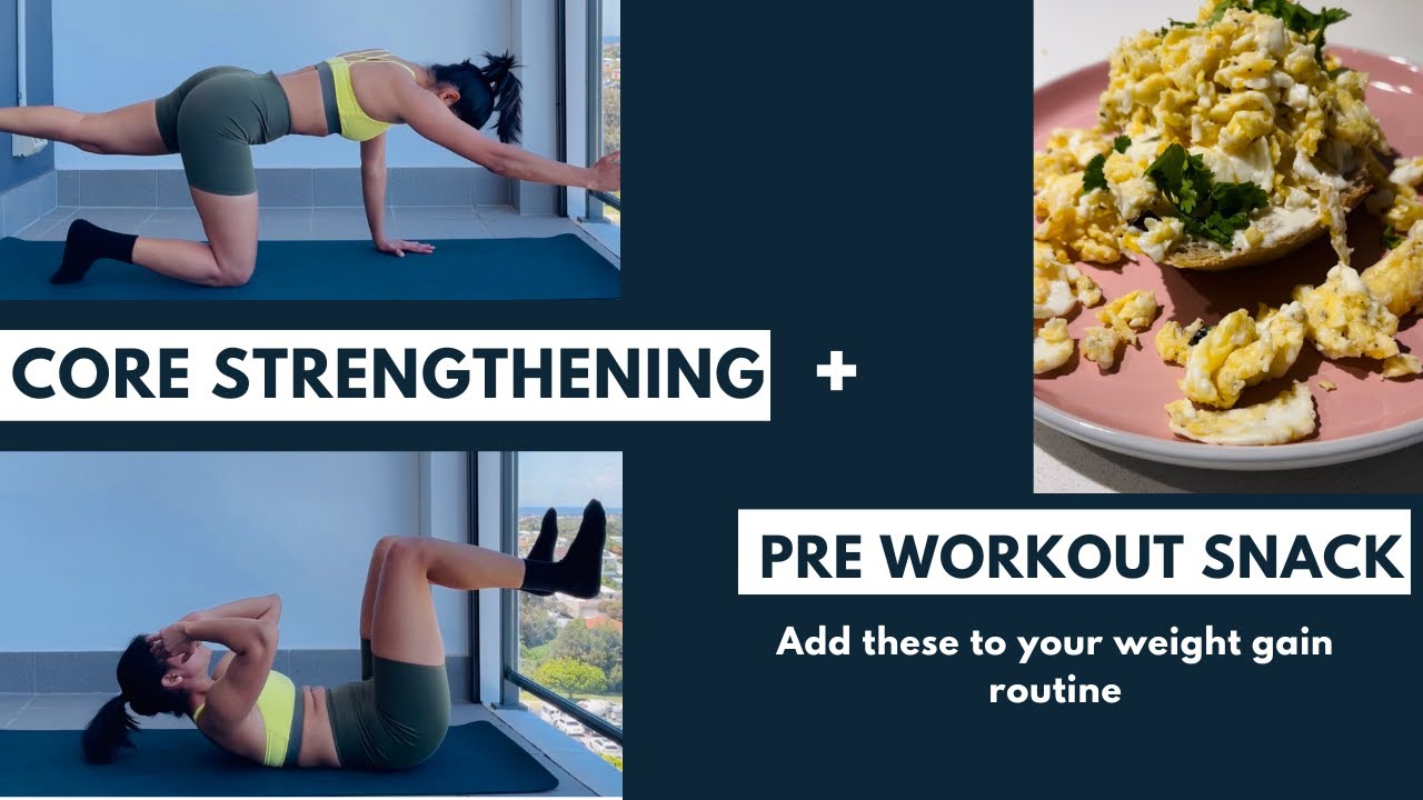 Core strengthening exercises to do in your weight gain journey + my pre ...