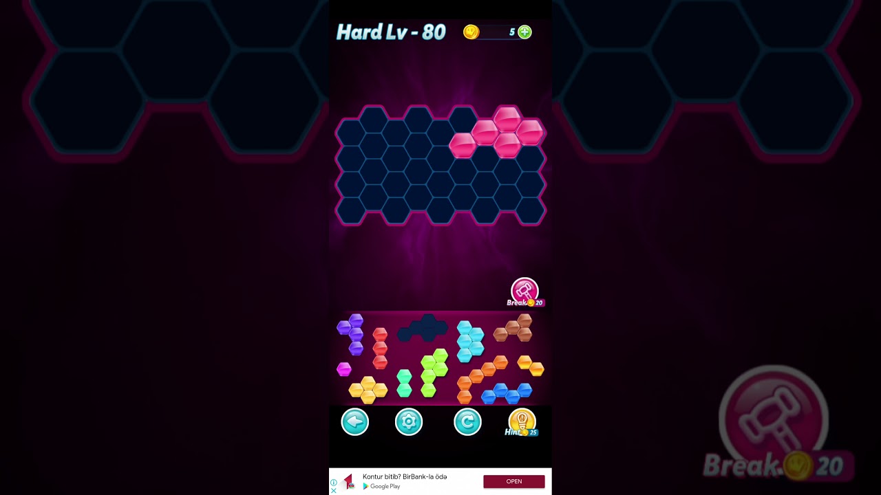 Block! Hexa Puzzle~Regular B block 7 to 10 levels~ level-80🥳🥳🥳🥳🥳🎉🎊👏👏👏🎉🎊 ...