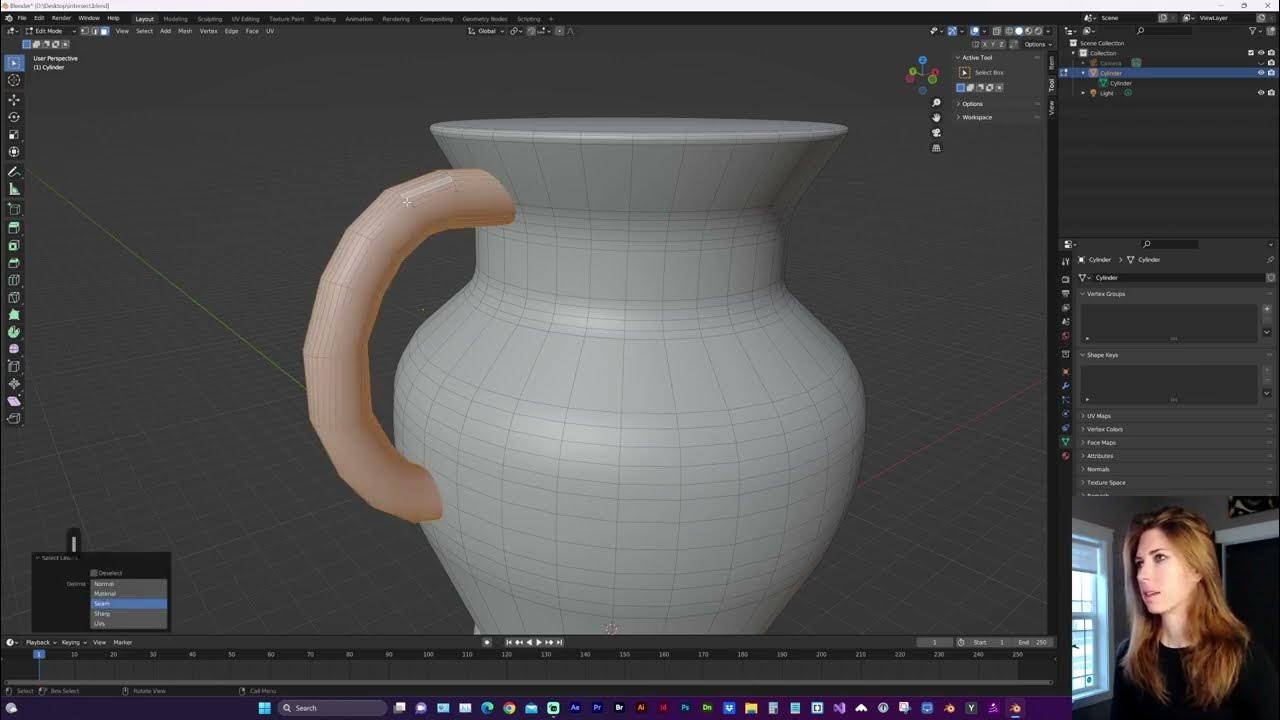 Join & Intersect Two Objects in Blender with Intersect (Knife) - YouTube