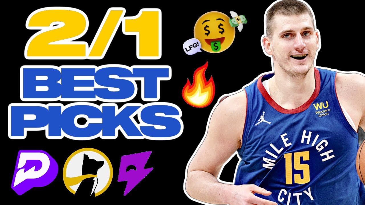 PRIZEPICKS BEST NBA PICKS TODAY (2/1) - BIG WINS!! - YouTube
