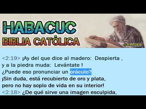 34 Habacuc Biblia Católica - YouTube