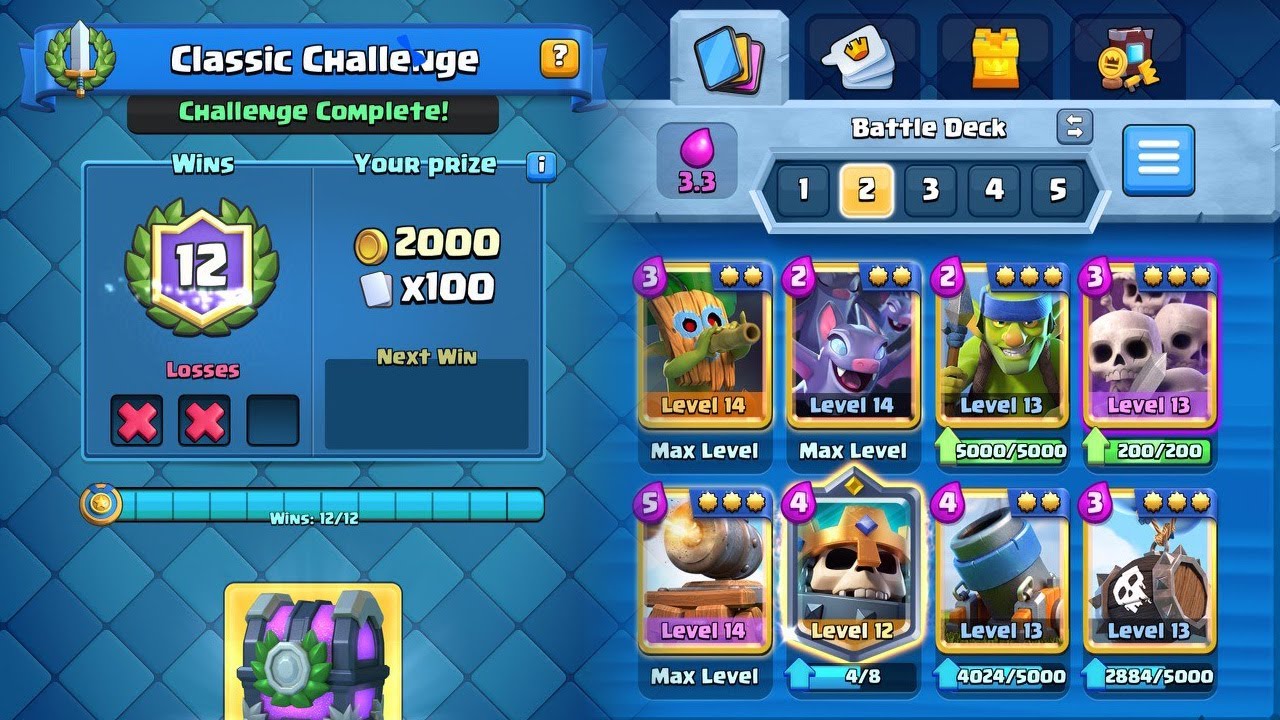 ONE OF THE BEST DECKS FOR CLASSIC AND GRAND CHALLENGES - Clash Royale ...