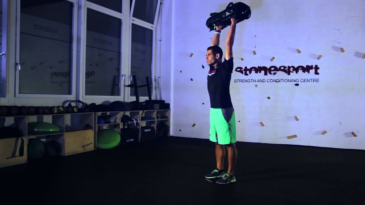 STONESPORT - DVRT Ultimate Sandbag - Clean and Press - YouTube