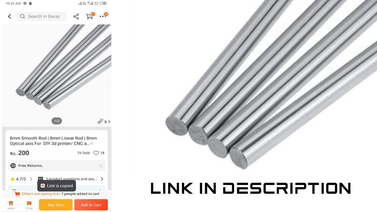 8mm Smooth Rod | Stainless Steel Rod | Rc Mobil Truck 🚛 - YouTube