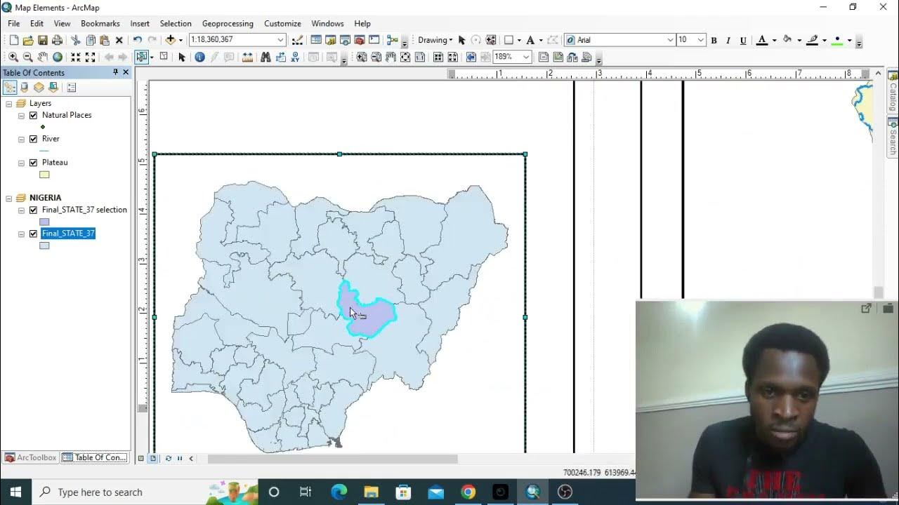How to create a simple Inset Map in ArcGIS | ArcMap | Step by Step | Map Layout - YouTube