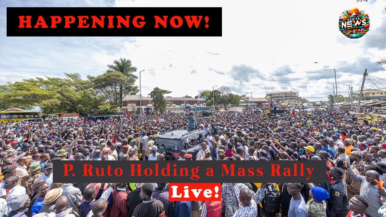Live: President Ruto Inspecting Affordable Housing in Limuru - YouTube