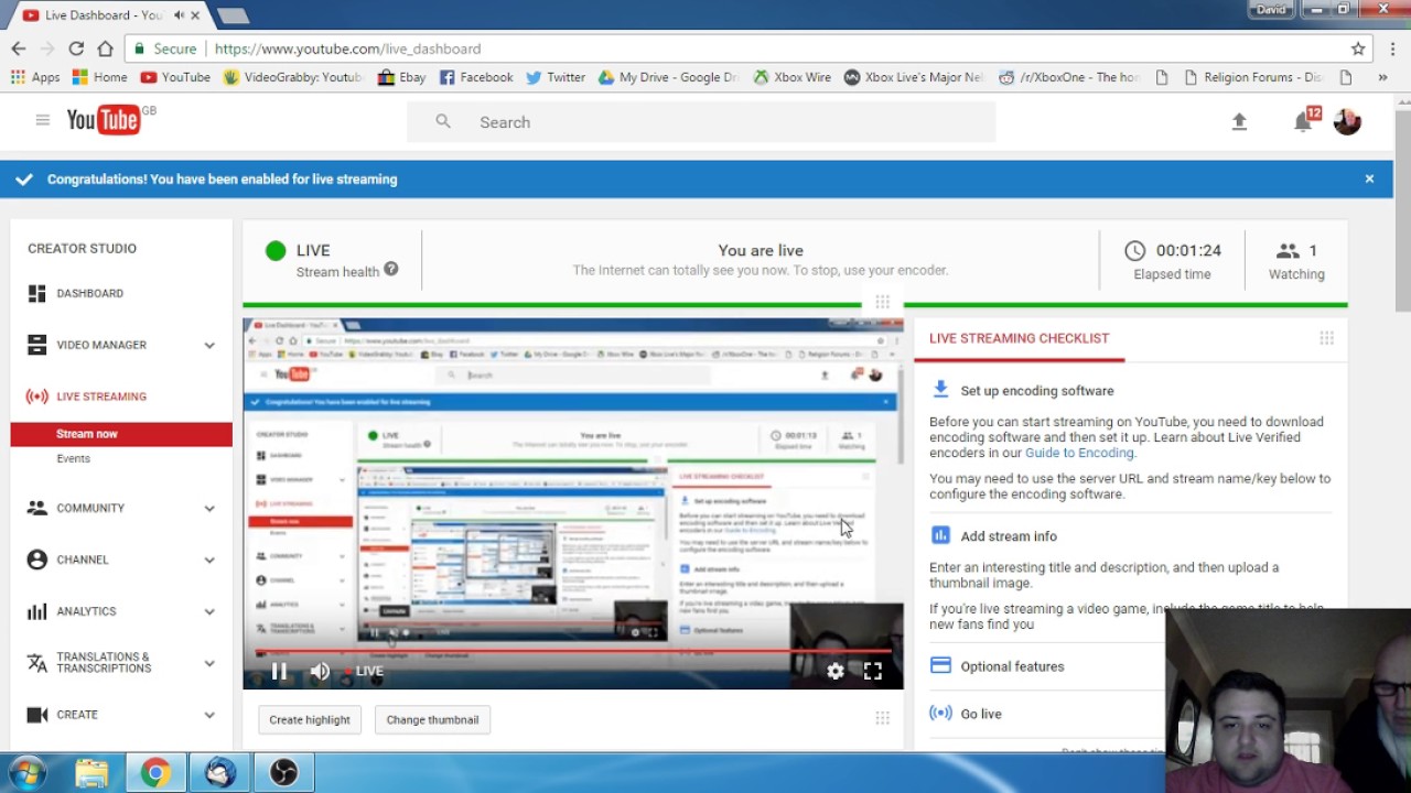 David Windle Live Stream - YouTube