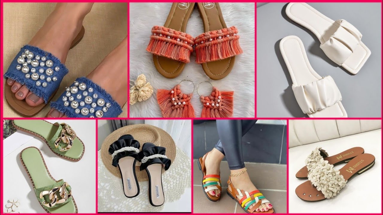 Simple&Stylish flate slipper for summer season||flate slippers for ...