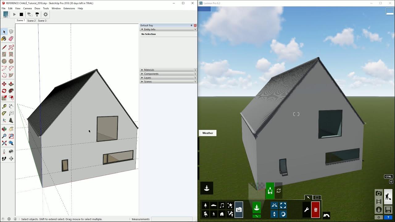Lumion LiveSync for SketchUp - Camera synchronization - YouTube