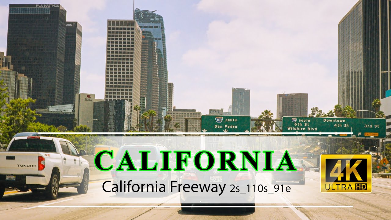 [4K] Driving Freeway in California USA - YouTube