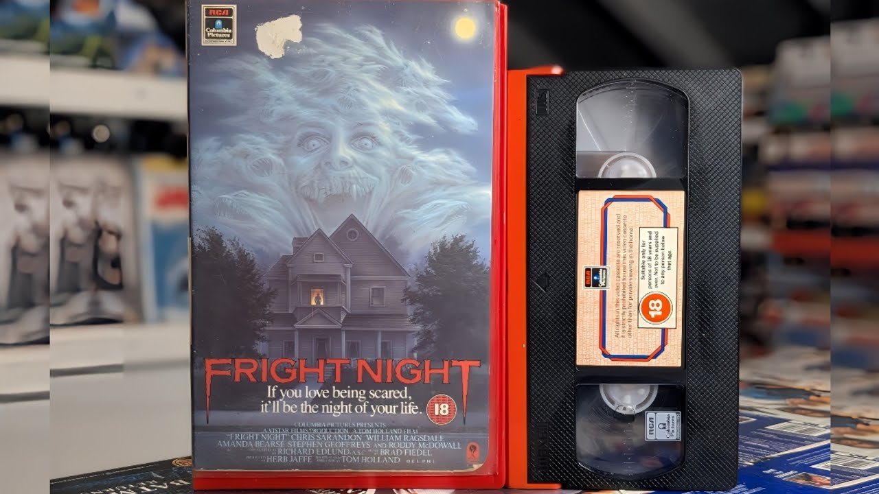 Fright Night (1985) UK VHS Rental Tape (Members Version) - YouTube