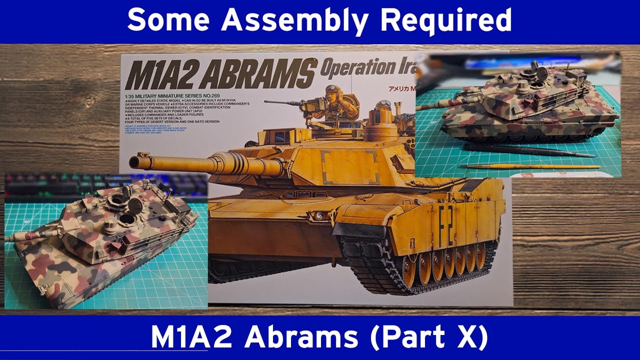 Tamiya M1A2 - Learning to Panel Wash - YouTube