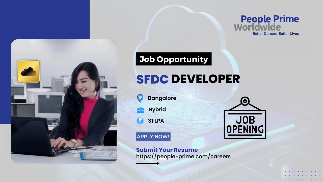 #salesforcejobs : SFDC Developer Wanted! | People Prime Jobs - YouTube