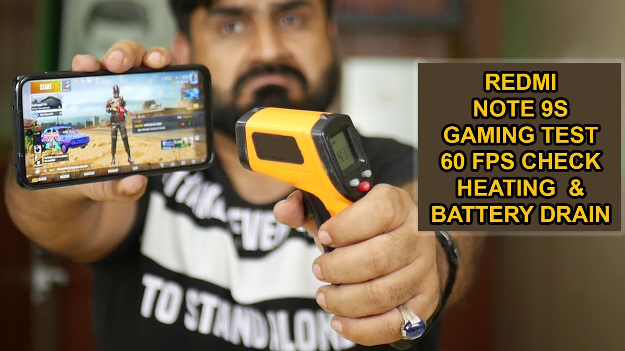 REDMI NOTE 9S GAMING REVIEW⚡⚡ | HEATING & BATTERY DRAIN TEST - YouTube